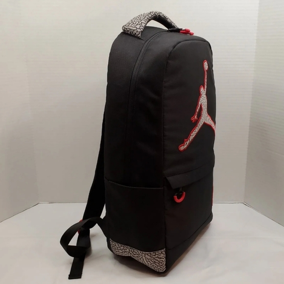Jordan | Bags | Jordan Jumpman Black Cement Large Laptop Backpack ...